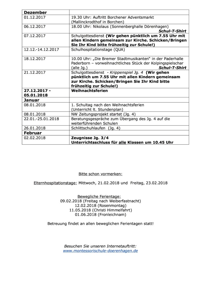 Terminplan I 2017 18.2 - Montessorischule